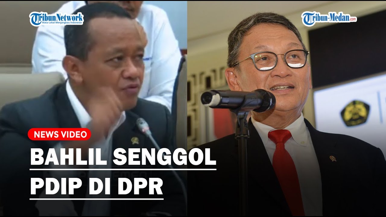 Bahlil 'Disemprot' karena Sebut Menteri ESDM Kader PDIP - YouTube