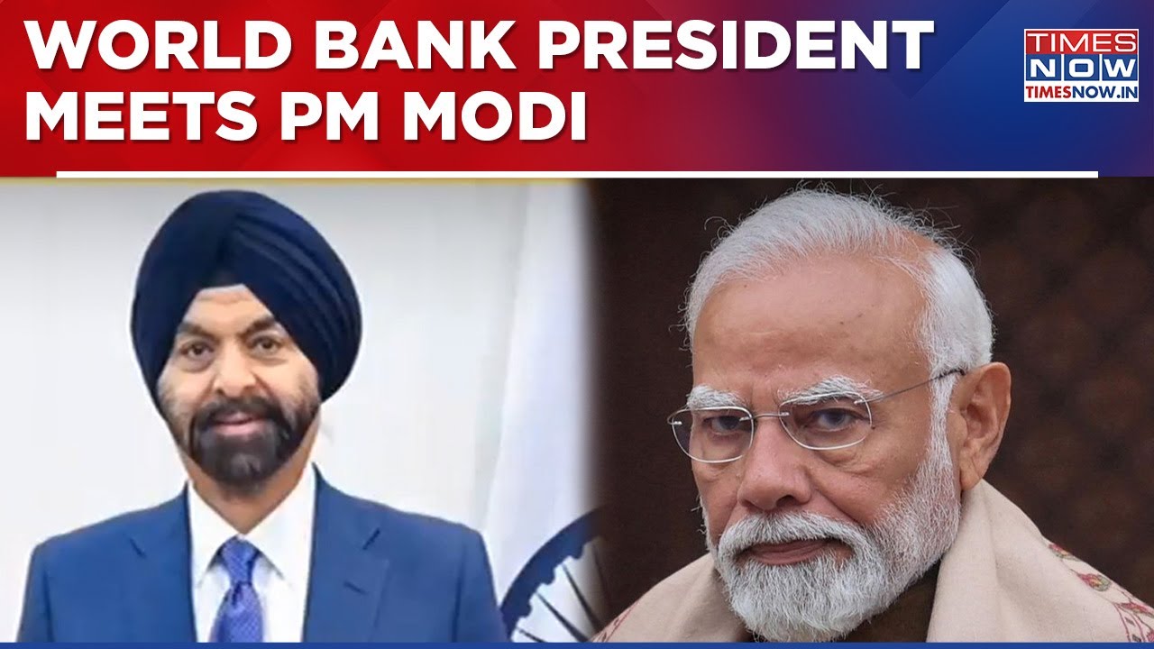 Top Level Meeting At PM Residence, World Bank President Meets Modi Amid ...