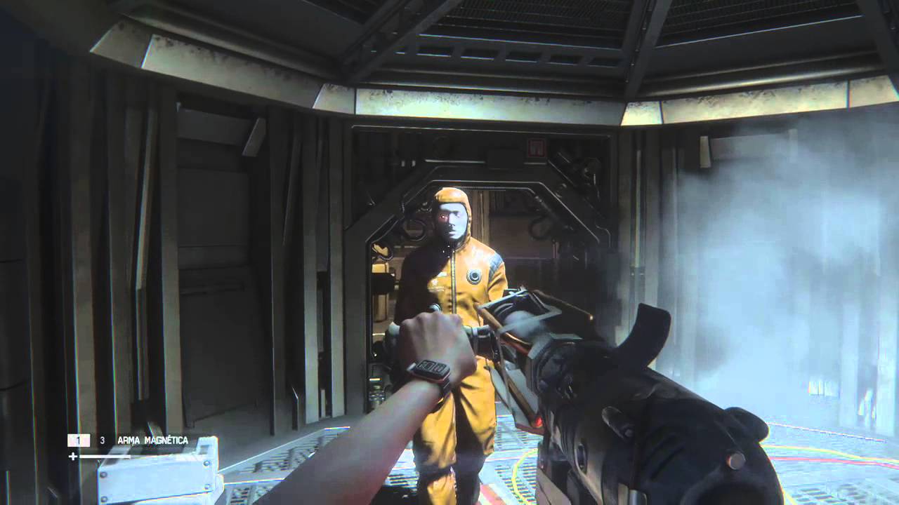 Alien: Isolation EL robot xD - YouTube
