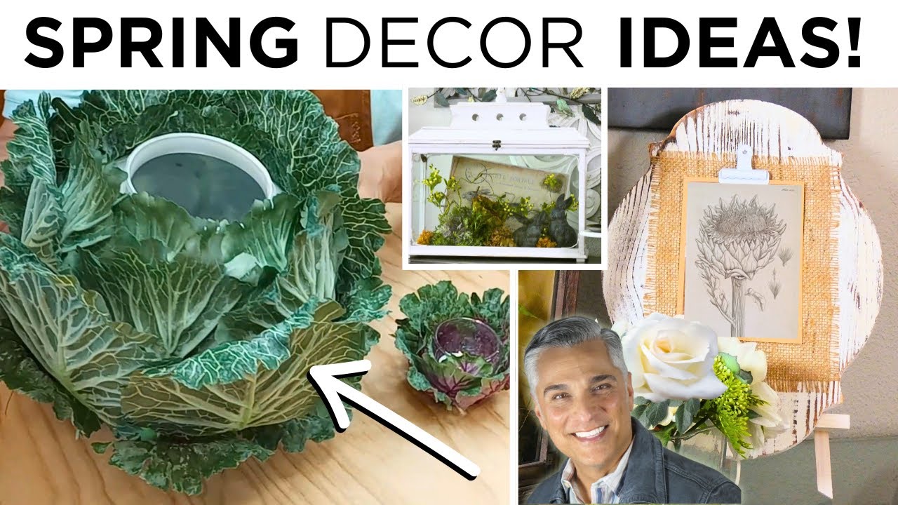 Spring Home Décor Refresh | Budget Friendly and Easy to Make - YouTube