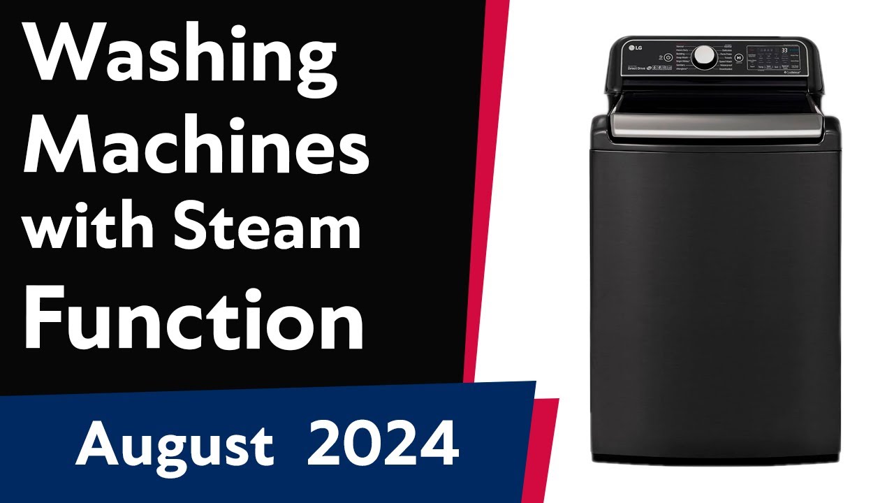 TOP-6. Best Washing Machines with Steam Function 2024 - YouTube