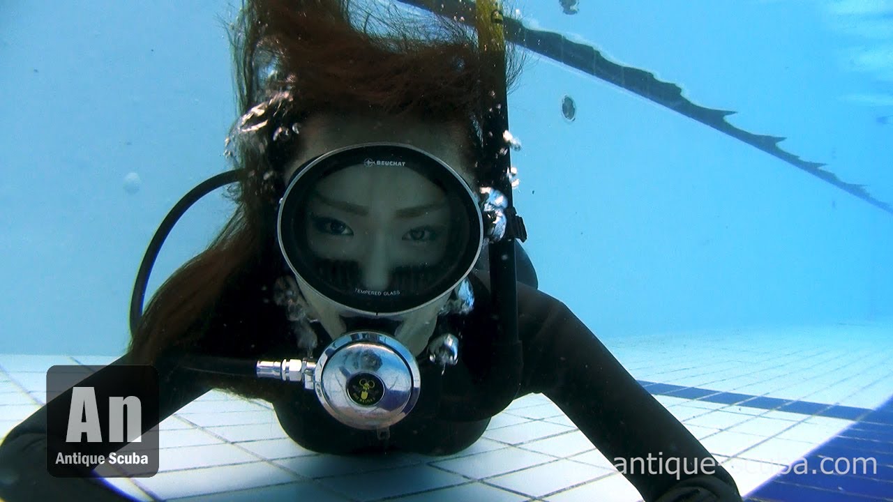 oval scuba mask - YouTube