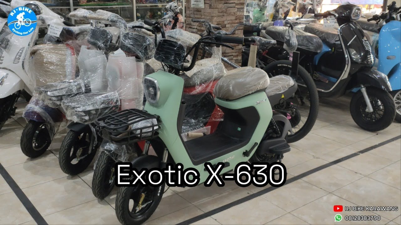 Review Lengkap Sepeda Listrik EXOTIC X-630 - YouTube