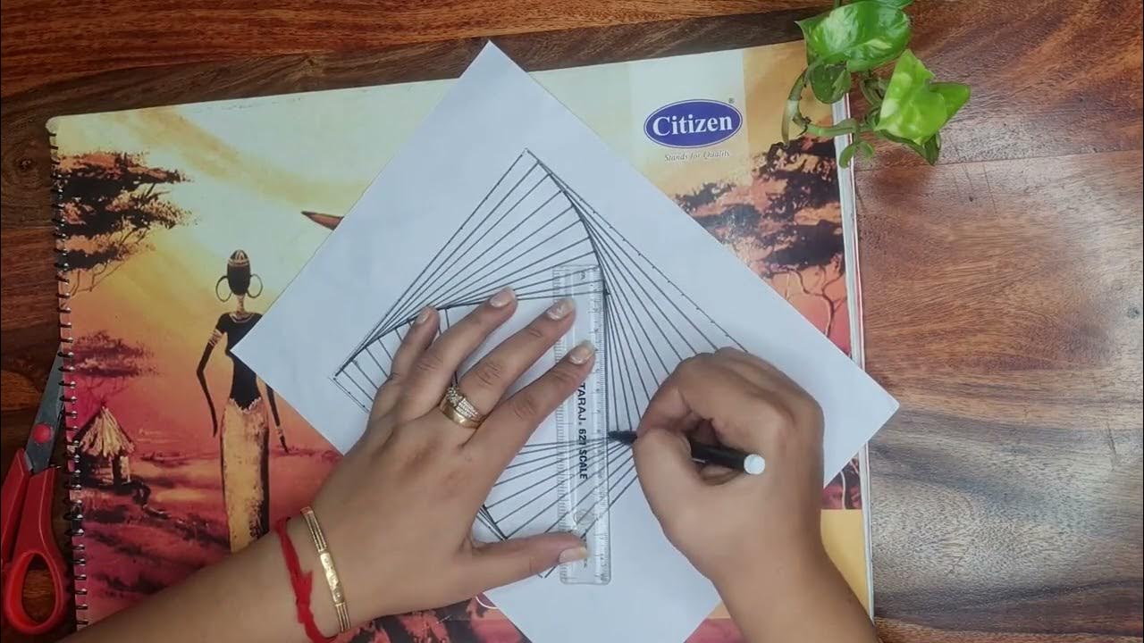 How to draw 3D optical illusion | - YouTube