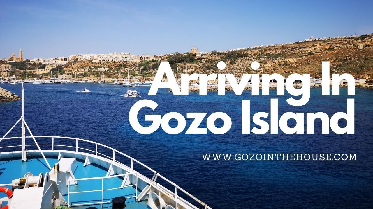 Gozo Channel Ferry Arrival Into Gozo - YouTube