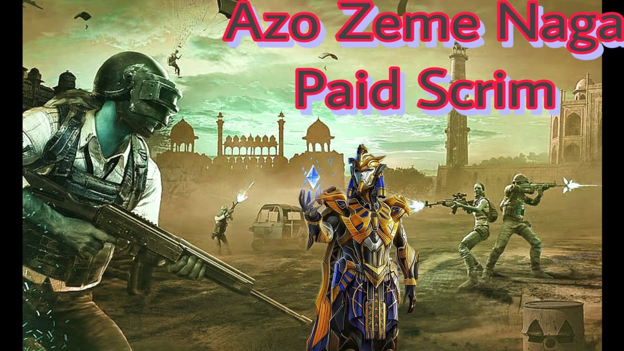 BGMI PRO PAID SCRIM 4V4 | AZO ZEME NAGA LIVE 🔴 - YouTube