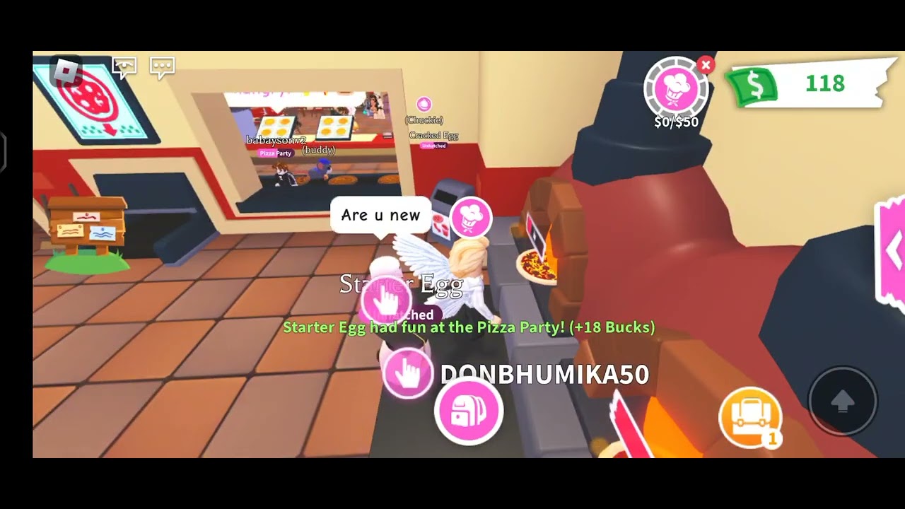 Playing adopt me | like | subscribe | pink killer | roblox | - YouTube