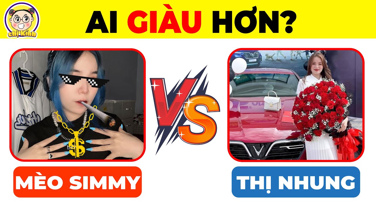9+6 Câu Đố Tiết Lộ Gia Thế Khủng Của MÈO SIMMY Và THỊ NHUNG Mà Fan Nghe ...
