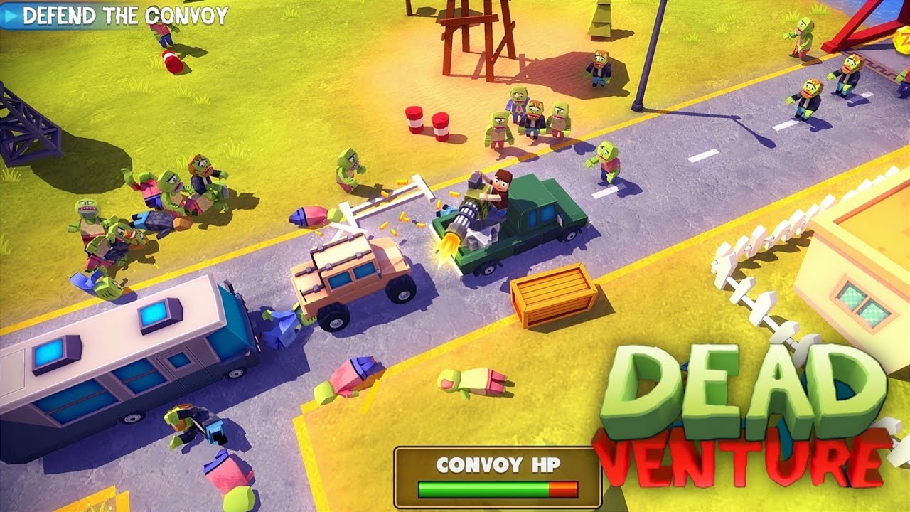 Defending The Convoy From Zombies | Dead Venture: Zombie Survival ...
