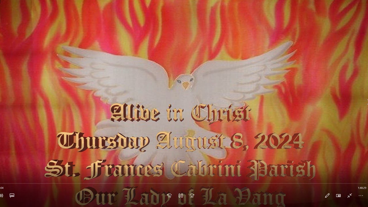 Alive in Christ Thursday August 8, 2024 - YouTube