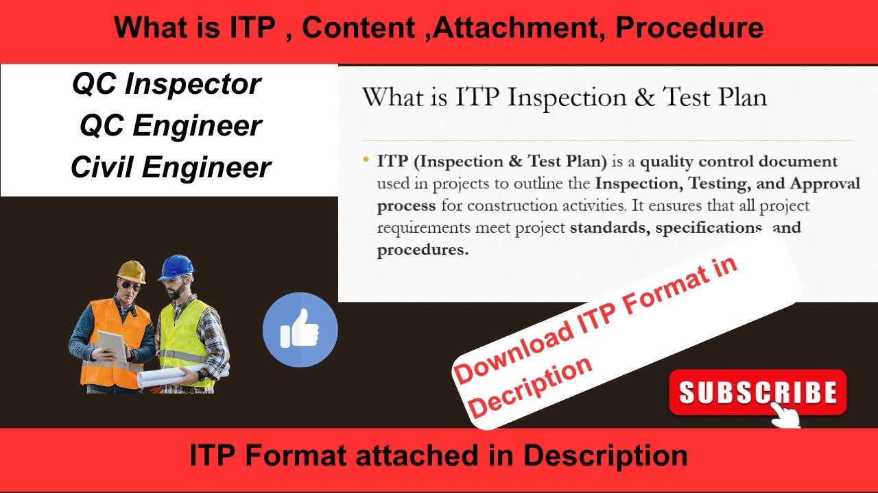 What is ITP in Construction? Inspection & Test Plan Explained ...
