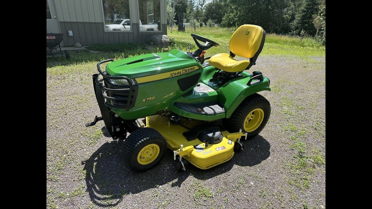 2021 John Deere Model X750 Riding Mower with High Capacity 60" Drive ...