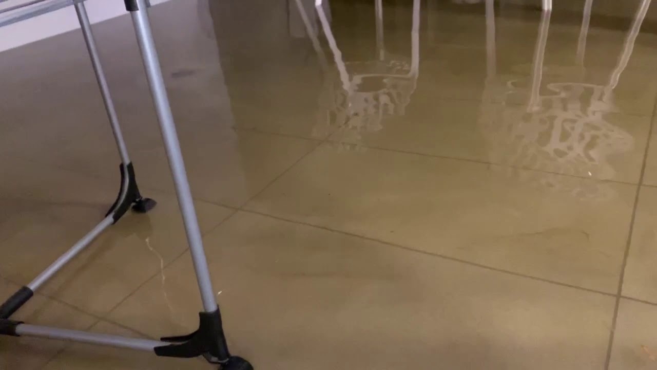 Balcony Flooding - 25 November 2019 - YouTube