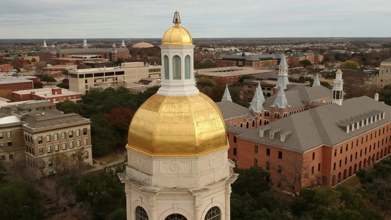 Baylor campus - aerial view - YouTube