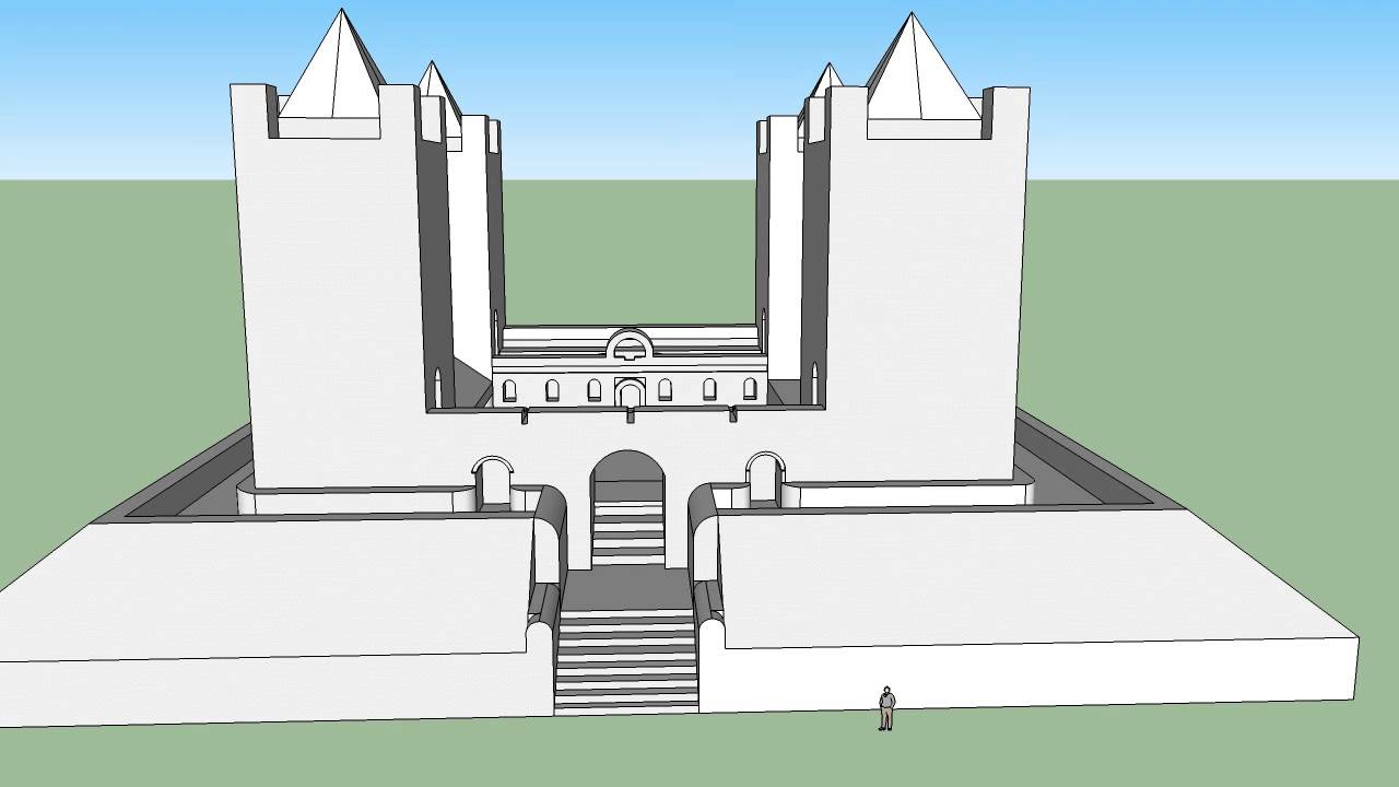 A Castle - a Sketchup project - (fase 01) - YouTube