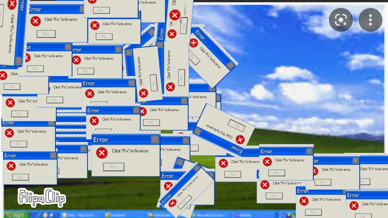 Windows Xp Insane virus - YouTube