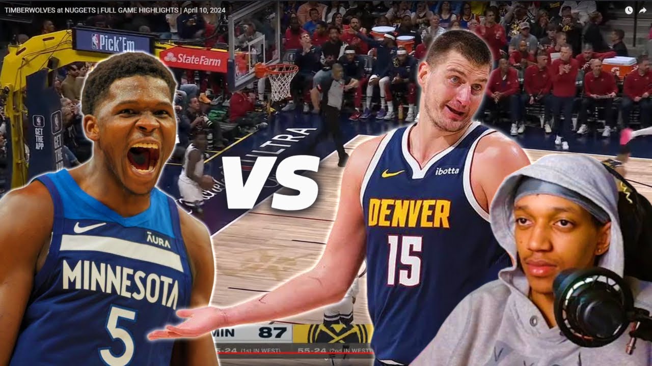 JOKIC IS UNSTOPPABLE🤦🏾‍♂️ Nuggets vs Timberwolves Highlights (REACTION ...