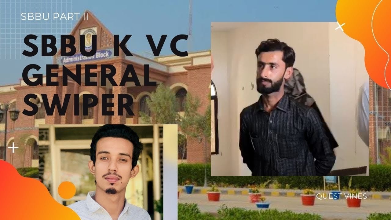 SBBU KA VC | General sweeper | Baba Baloch | Entertainer Of SBBU ...