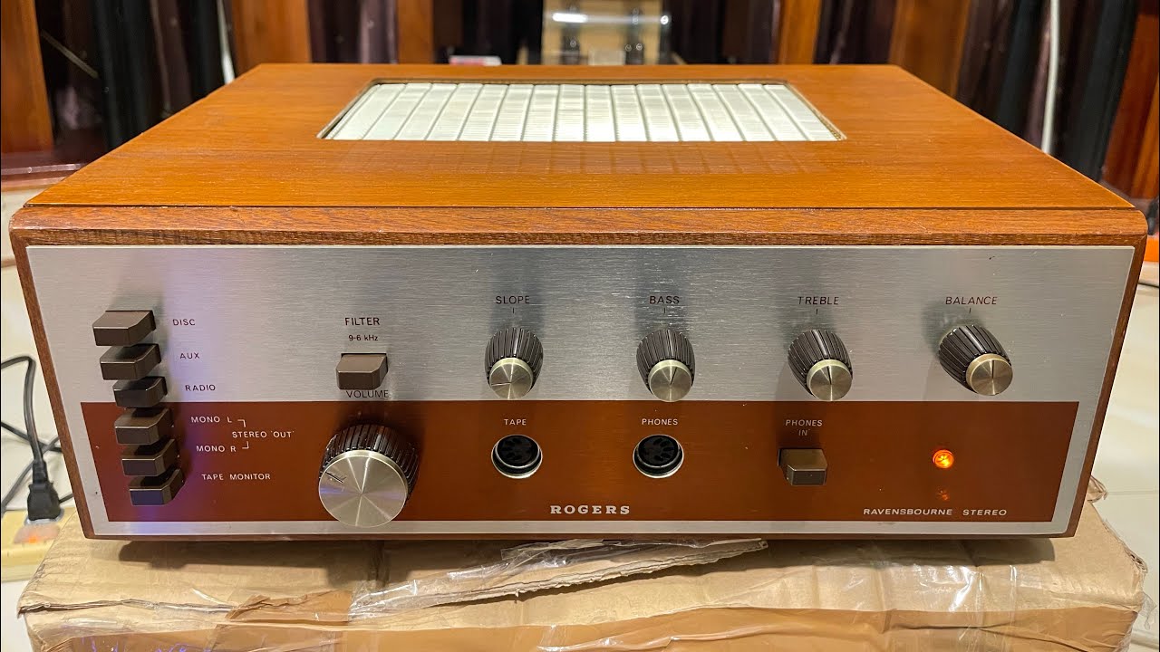 Hàng eBay đẹp xuất sắc_Ampli Anh Roger Ravensbourne Xuất âm biến thế ...