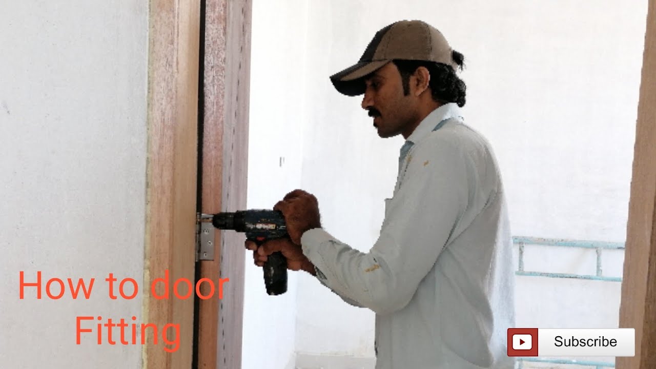 How to door fitting my first video for carpenter - YouTube