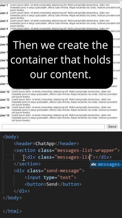 Add scrollbar to dynamic height element | CSS & HTM tips #webdev #frontend #css #html #scrollbar ...