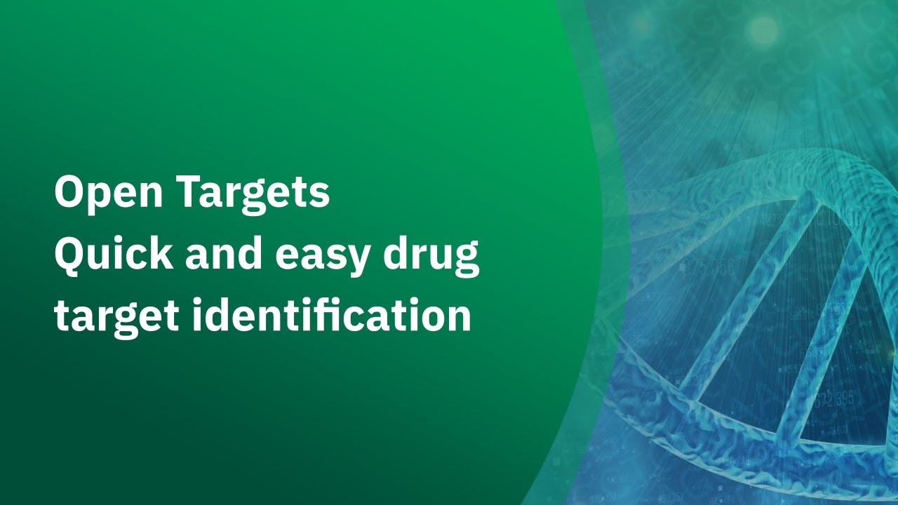 Open Targets - Quick and easy drug target identification - YouTube
