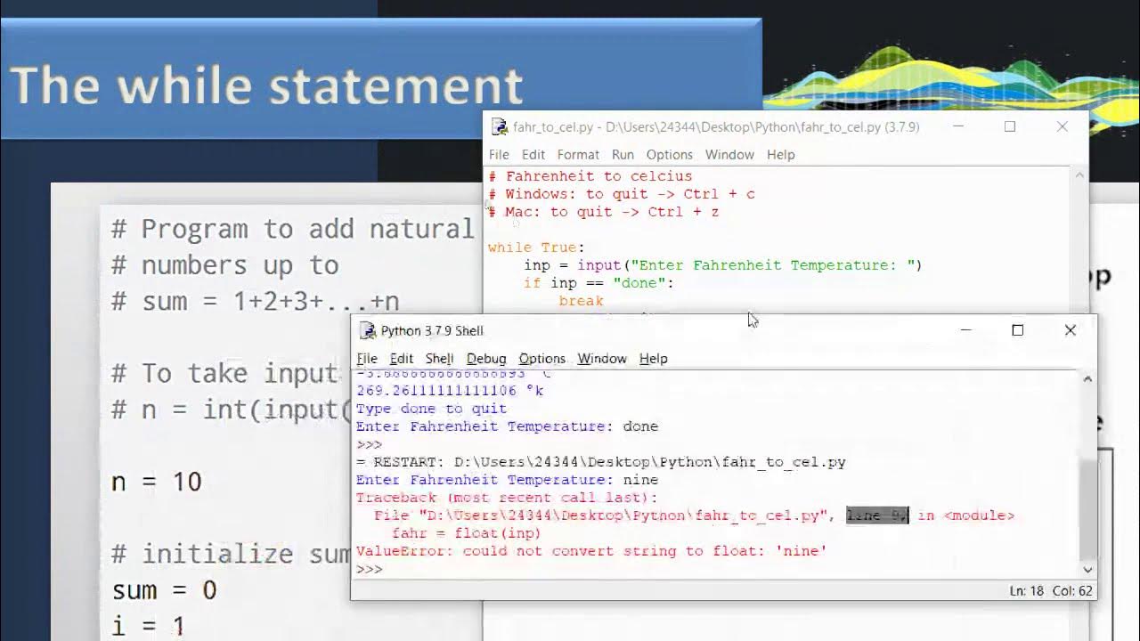 Como usar While y break en Python - YouTube