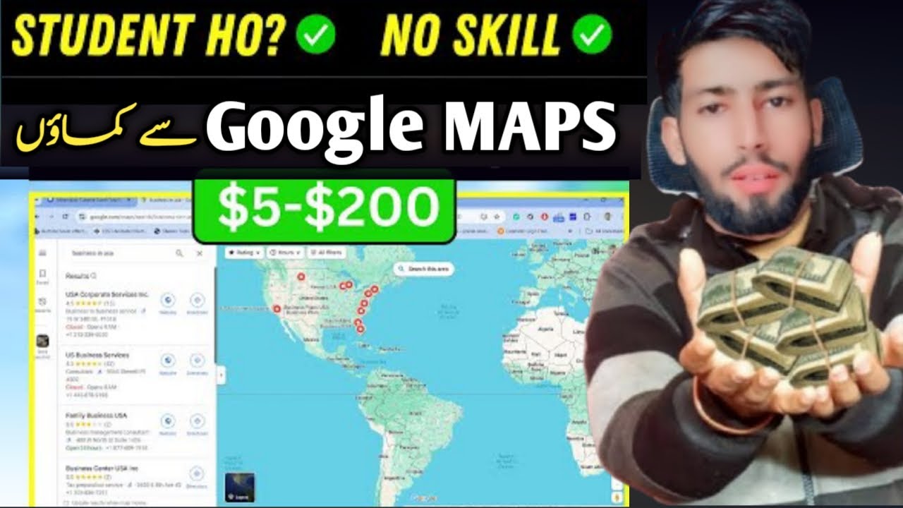 Earn $5 - $200 from Google Maps | New Method to Earn Online | Earn ...
