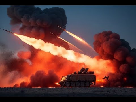 MISSILE SHOWER !! Russian Border Patrol Troops Taking a Break are ...