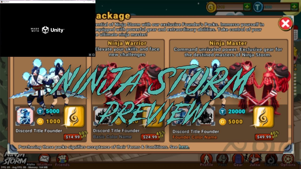 Ninja Storm (Ninja Saga 2023) - Alpha Test Preview (Made with Unity ...