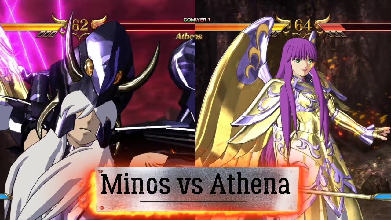 (English sub) Saint Seiya: Soldiers Soul - Minos vs Athena (5 Round ...