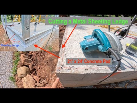 Metal Building Sheeting Ledge - YouTube