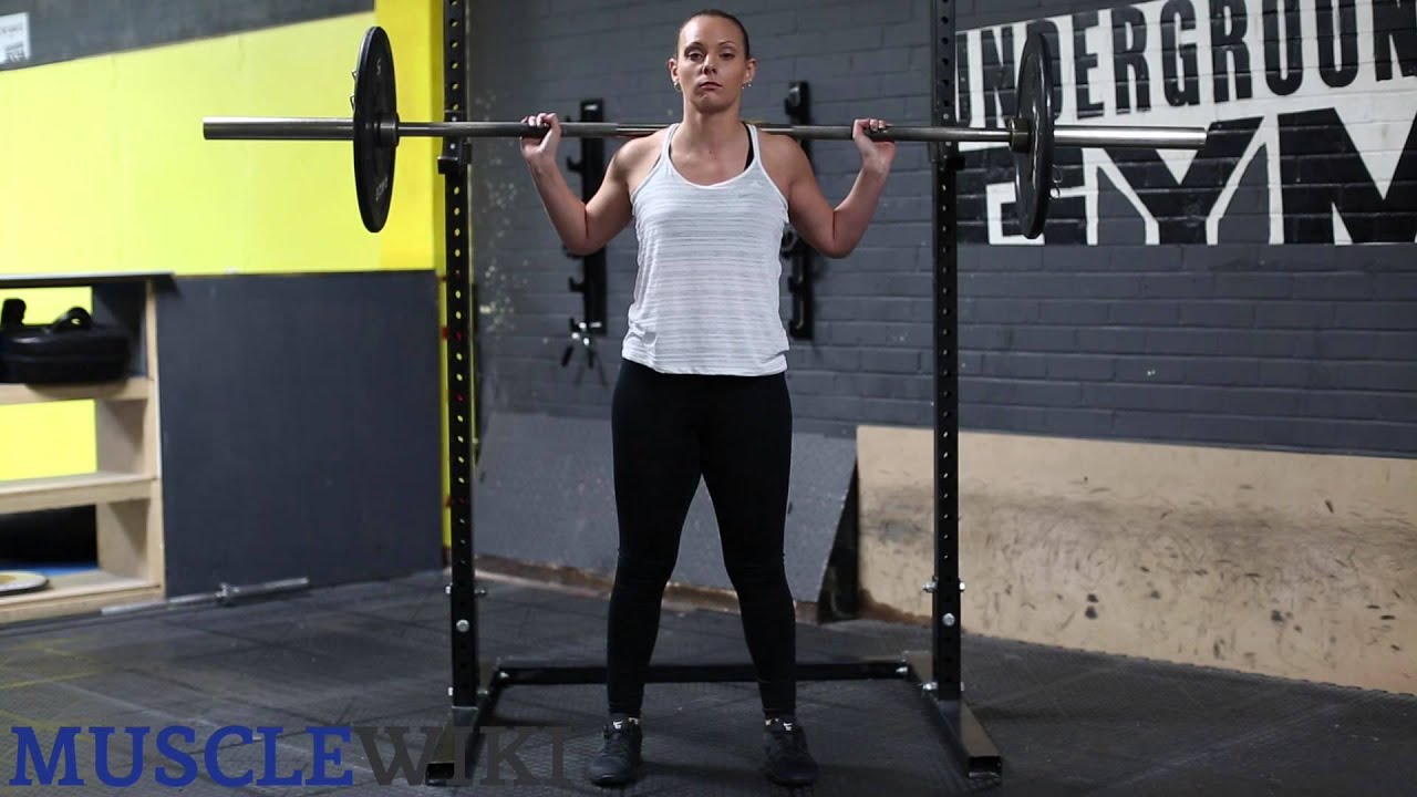female squats front - YouTube