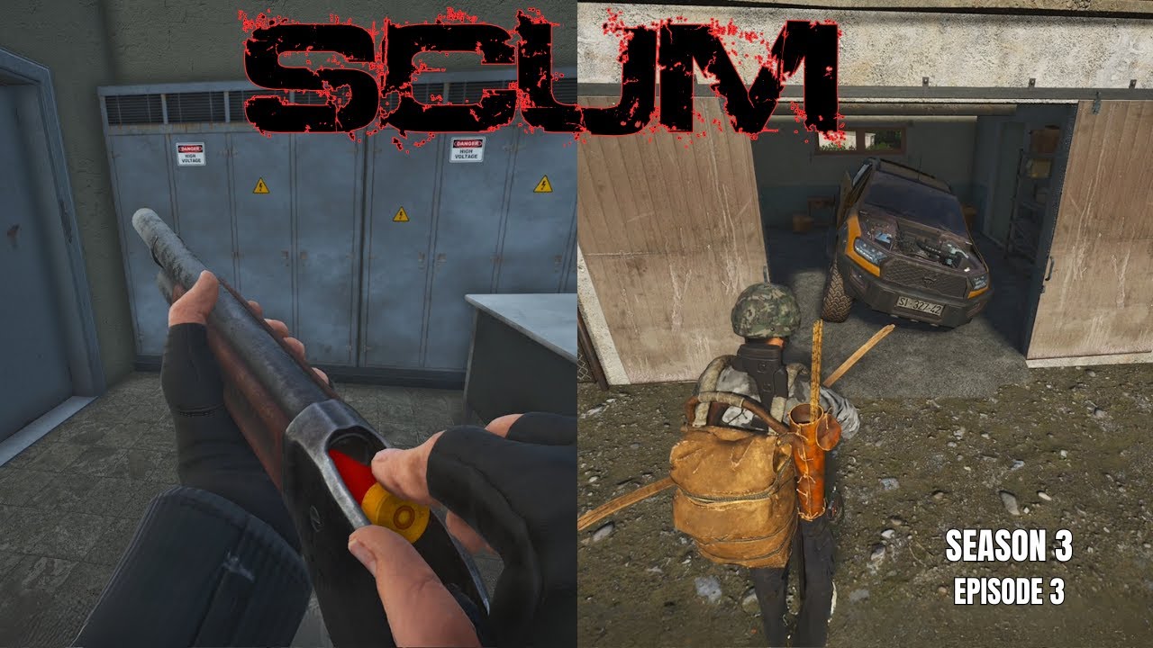 SCUM v0.95 | SP | S3 Ep 3 | Finding Weapons and a Ride - YouTube