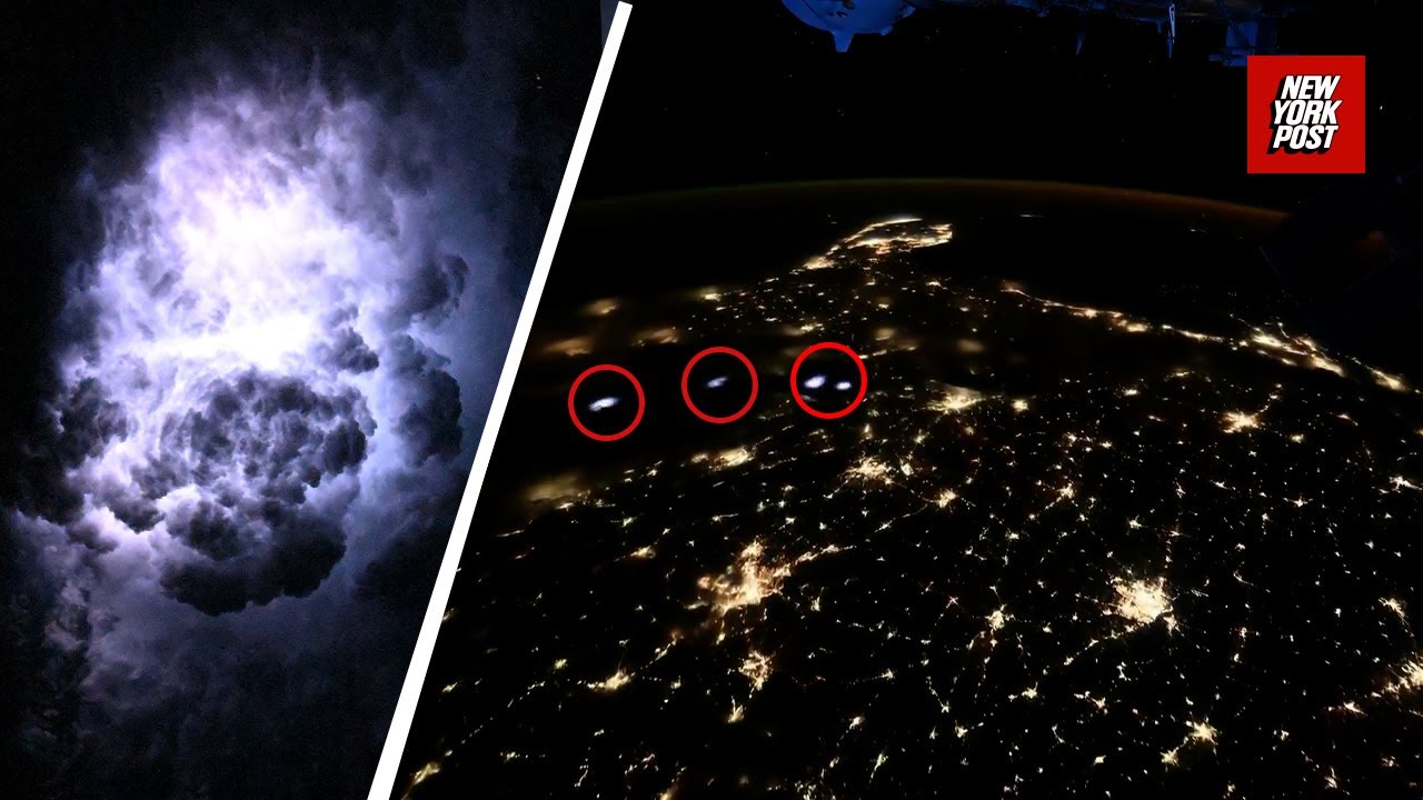 Lightning Storm In Space