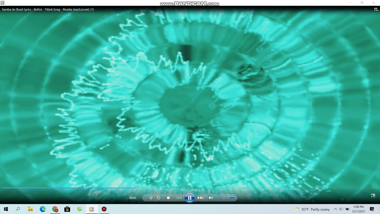 windows media player of visualization battery - kaleidovision - YouTube