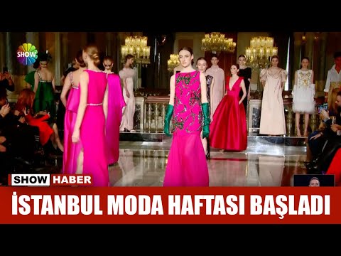 İstanbul moda haftası başladı