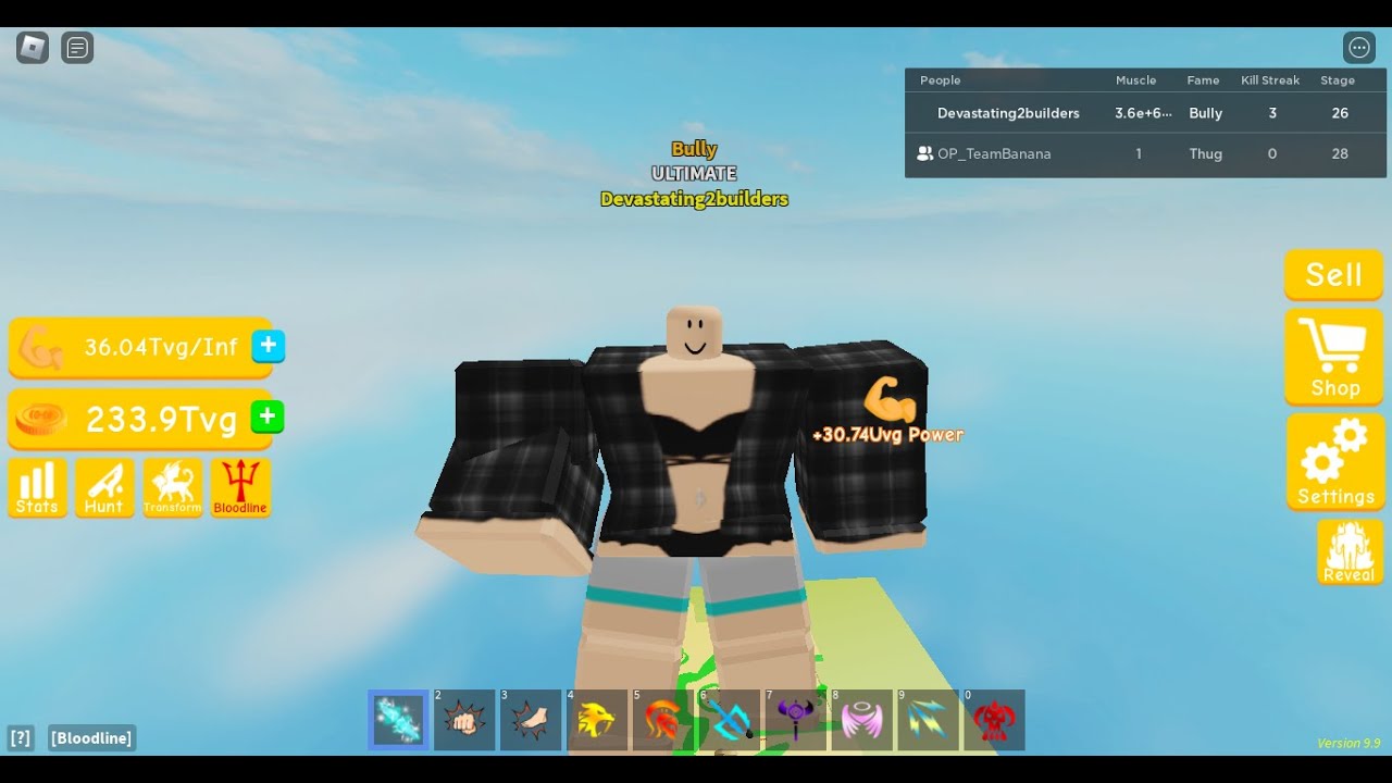 Lifting Simulator Roblox - Grinding For Stage 27 - YouTube