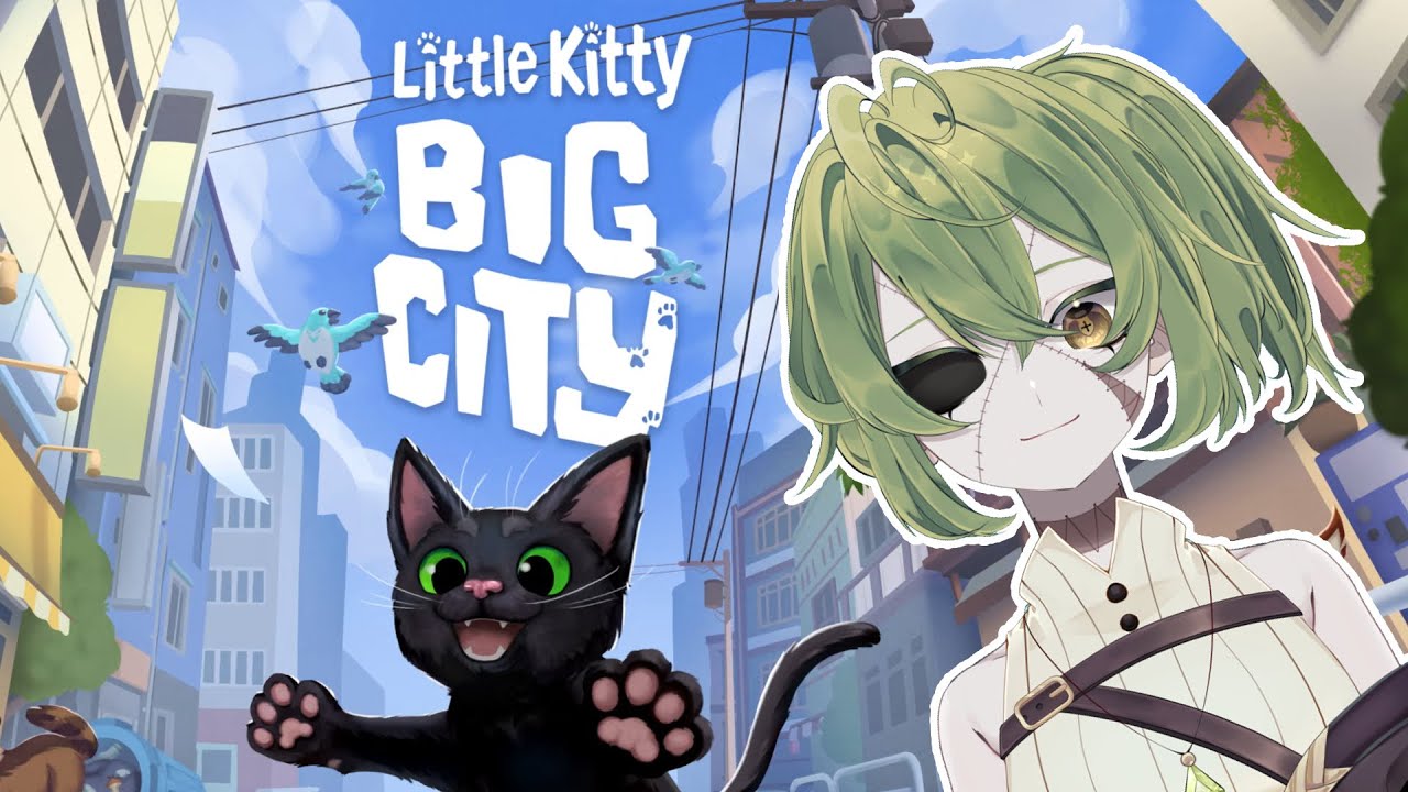 【Little Kitty Big City】I quit necromancy to become a cat?! || WIFI PLS ...