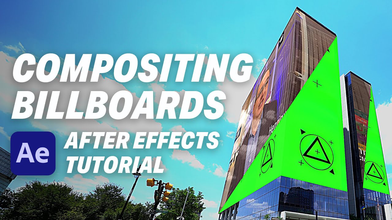 How to Compositing Billboards in After Effects Tutorial (CC Power Pin Effect Tutorial) - YouTube