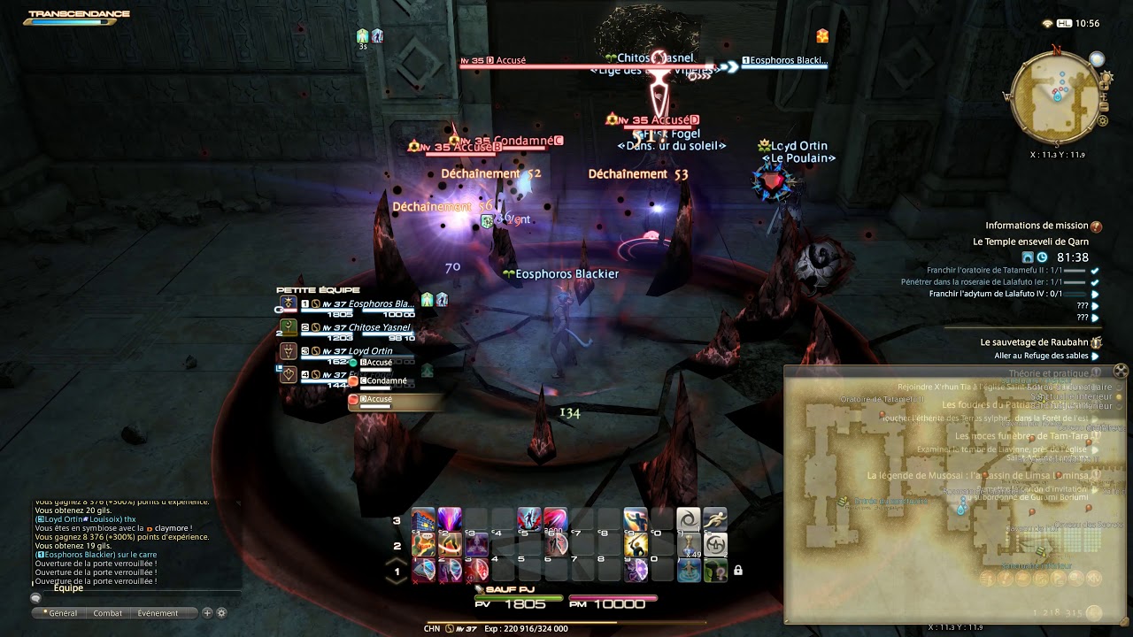 Final Fantasy XIV Temple enseveli de quarn - YouTube