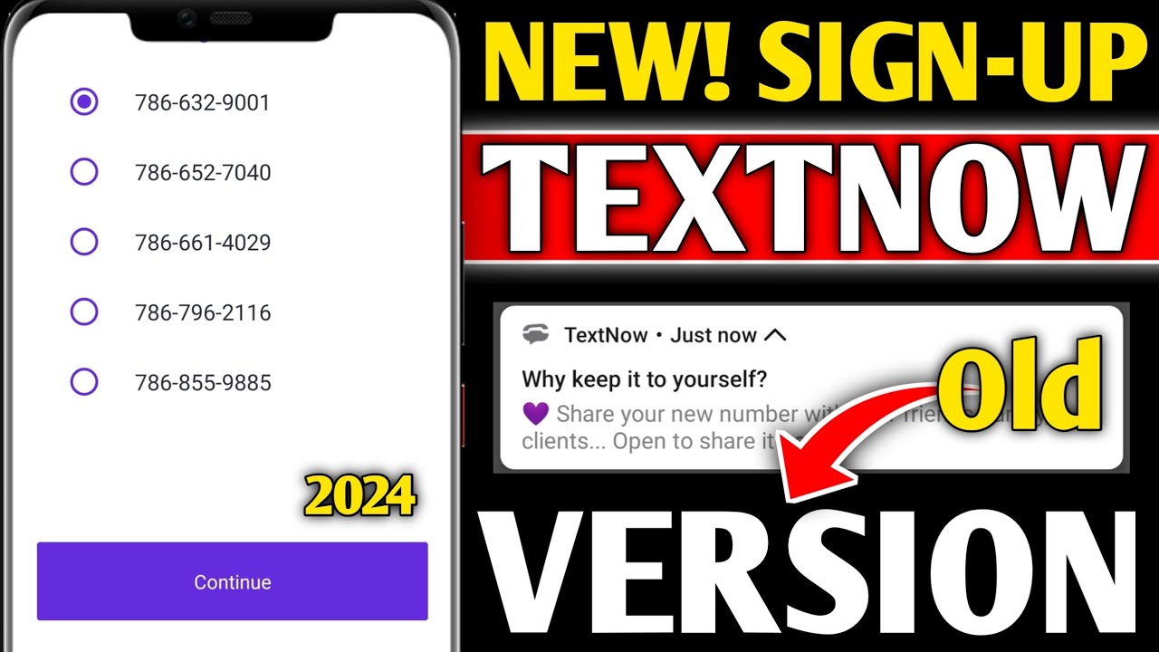 How to create textnow account 2024 | textnow sign up problem fix 2024 ...