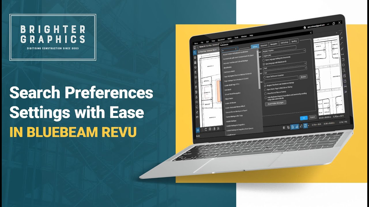 How to Search the Preferences & Settings with Ease in Bluebeam Revu ...