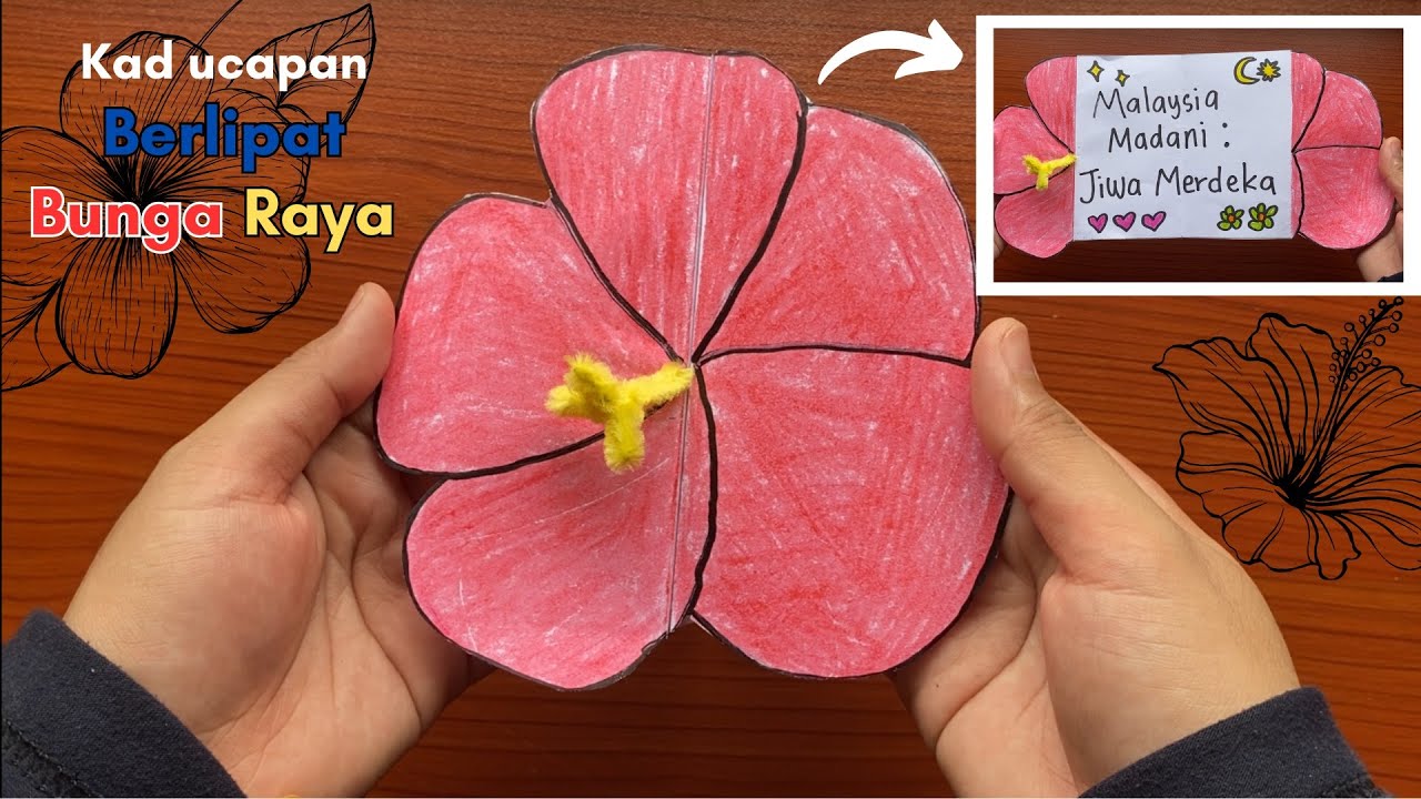 KAD UCAPAN BERLIPAT BUNGA RAYA🌺 - YouTube