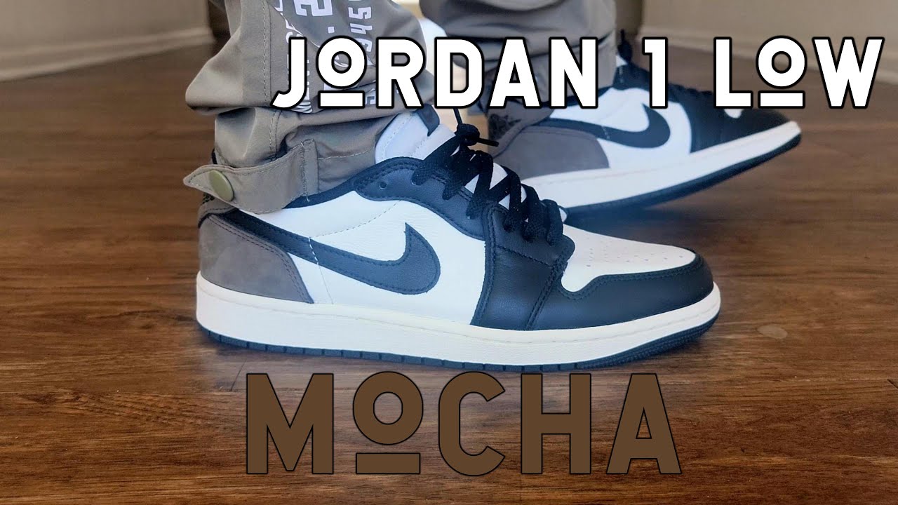 Air Jordan 1 Low " MOCHA " Review and on Foot - YouTube