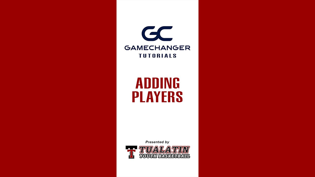 GameChanger Tutorial - Adding Players - YouTube
