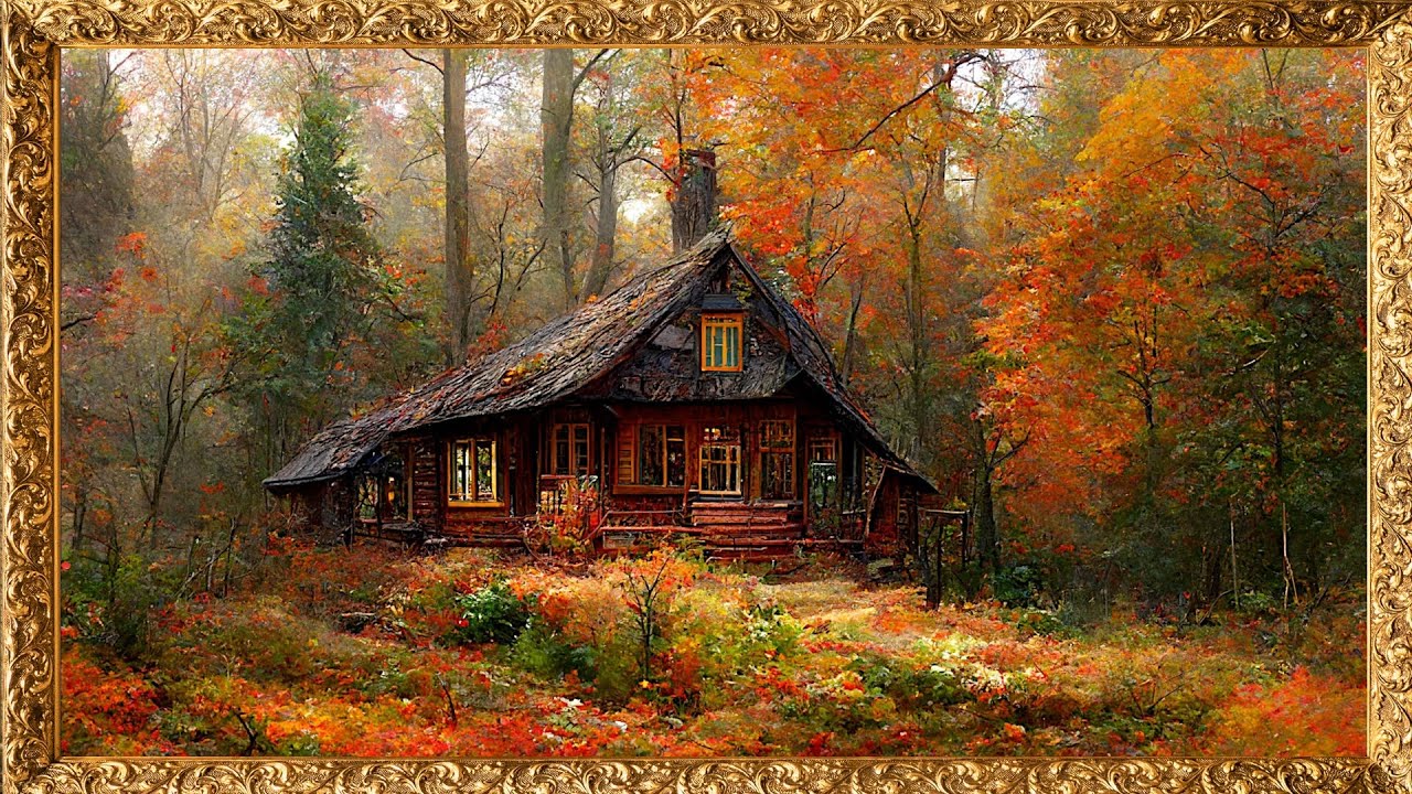 Transform Your TV with Framed Fall TV Art Screensaver - YouTube