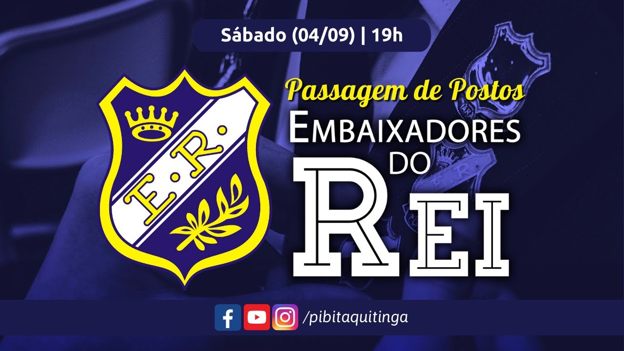 Culto de Passagem de Postos - Embaixadores do Rei (04/09/21) - YouTube
