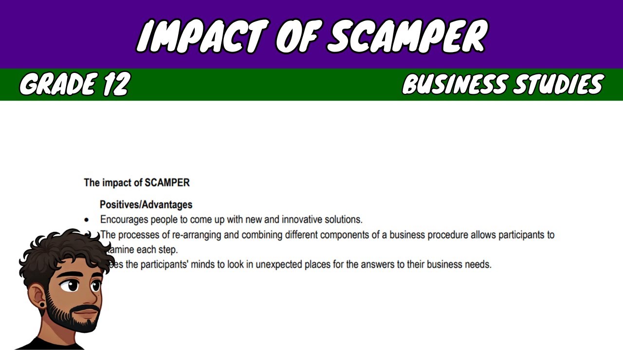 Impact of SCAMPER | Grade 12 Business Studies - YouTube