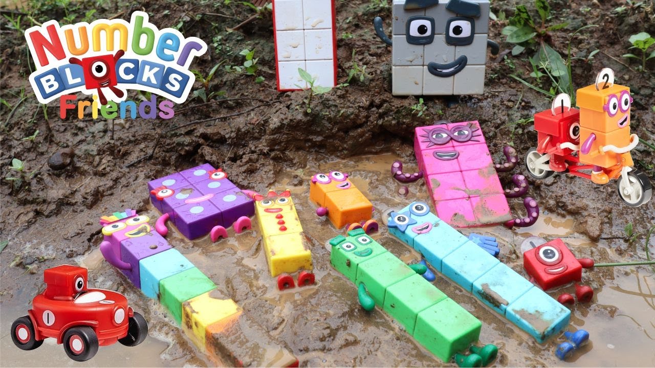 Numberblocks – Playing In The Mud Numberblock Friends 1 to 10 ...